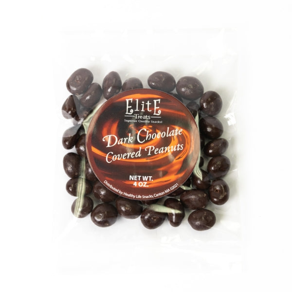 Elite Treats Dark Chocolate Covered Peanuts